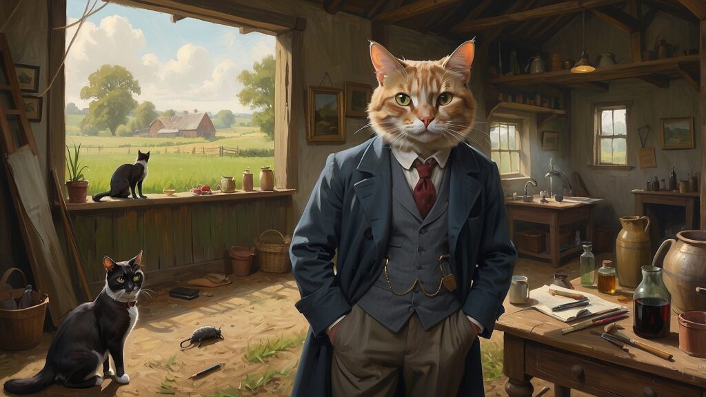 Sir Whiskerton and the Case of the Disappearing Milk – Metallicman